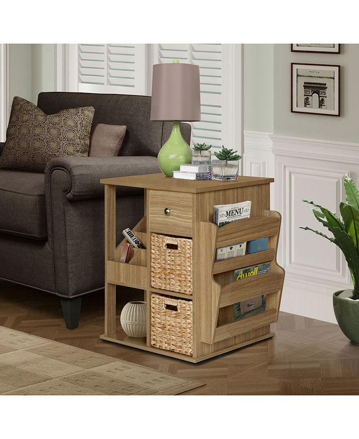 Gallerie Décor Revolving Multi Function End Table - Macy's