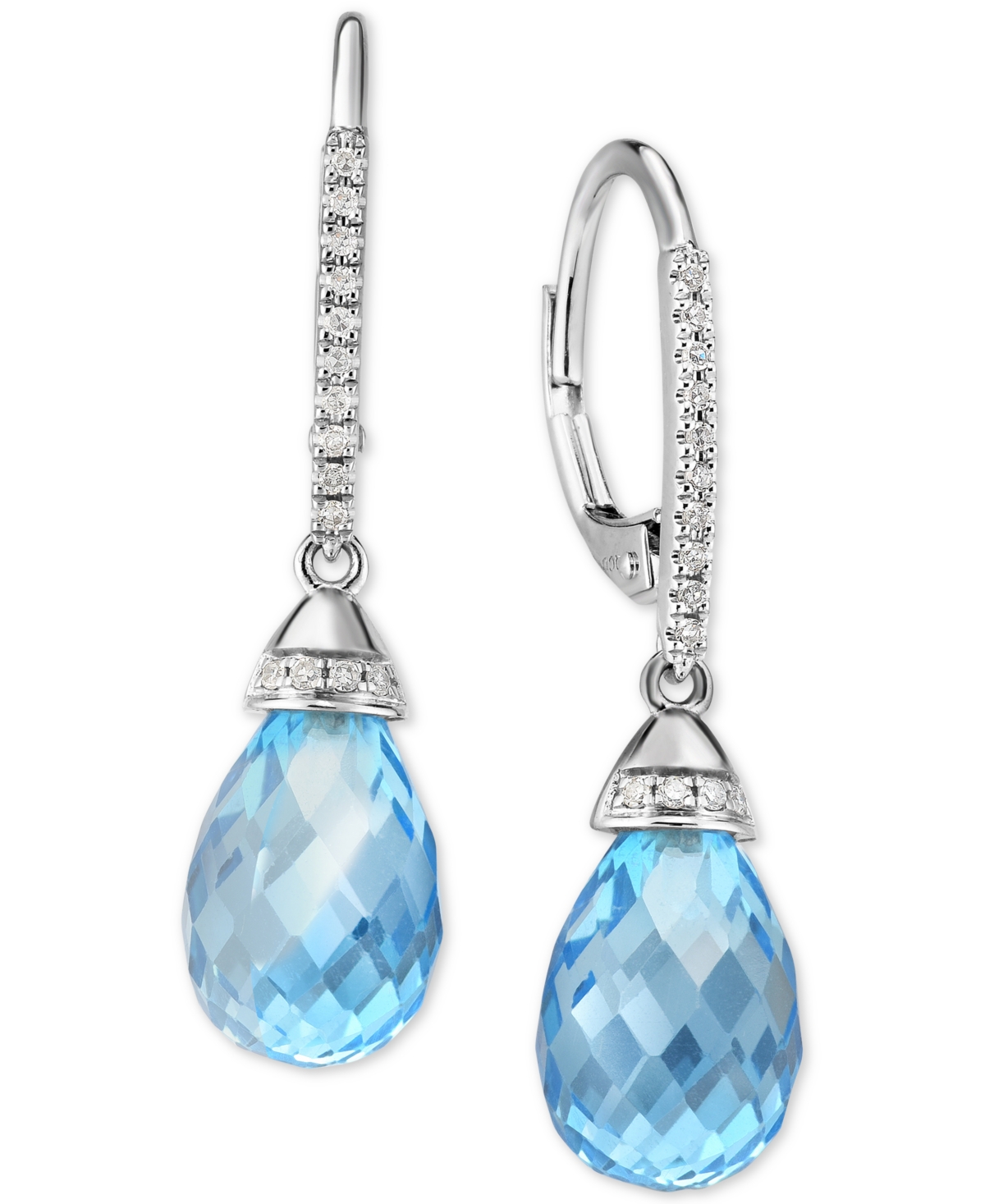 Click here for Macys Blue Topaz (12-1/2 ct. t.w.) & Diamond (1/8... prices