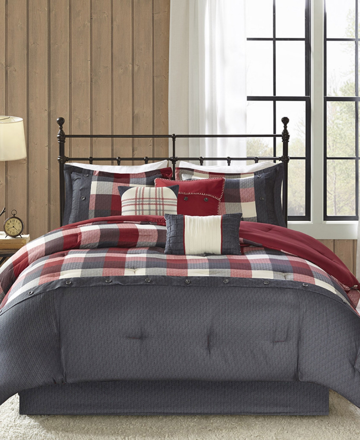 Click here for Madison Park Ridge Herringbone 7-Pc. Comforter Set... prices