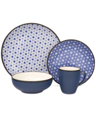 Sango Celestial Blue 16-Pc. Dinnerware Set - Macy's