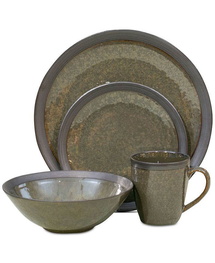 Sango Omega Olive 16-Pc. Dinnerware Set - Macy's