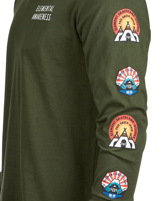 Element Men's Elemental Awareness Sleeve Graphic-Print T-Shirt - Macy's