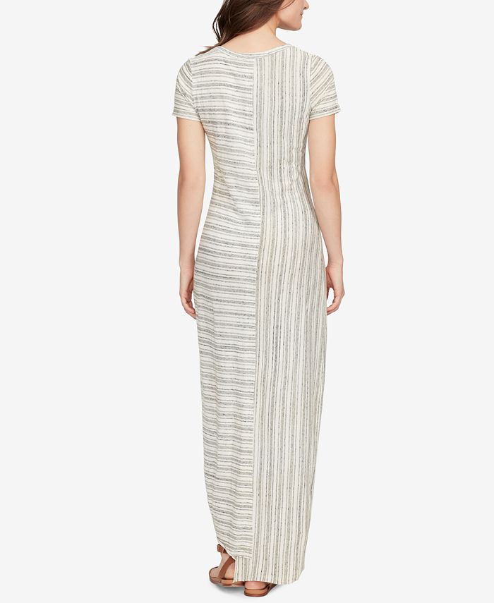 WILLIAM RAST Striped T-Shirt Maxi Dress - Macy's