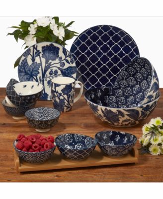 Certified International Blue Indigo Dinnerware - Macy's