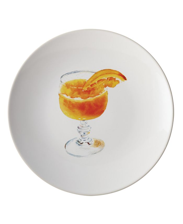 Rachael Ray Cocktails 4-Pc. Stoneware Party Plate Set - Macy's