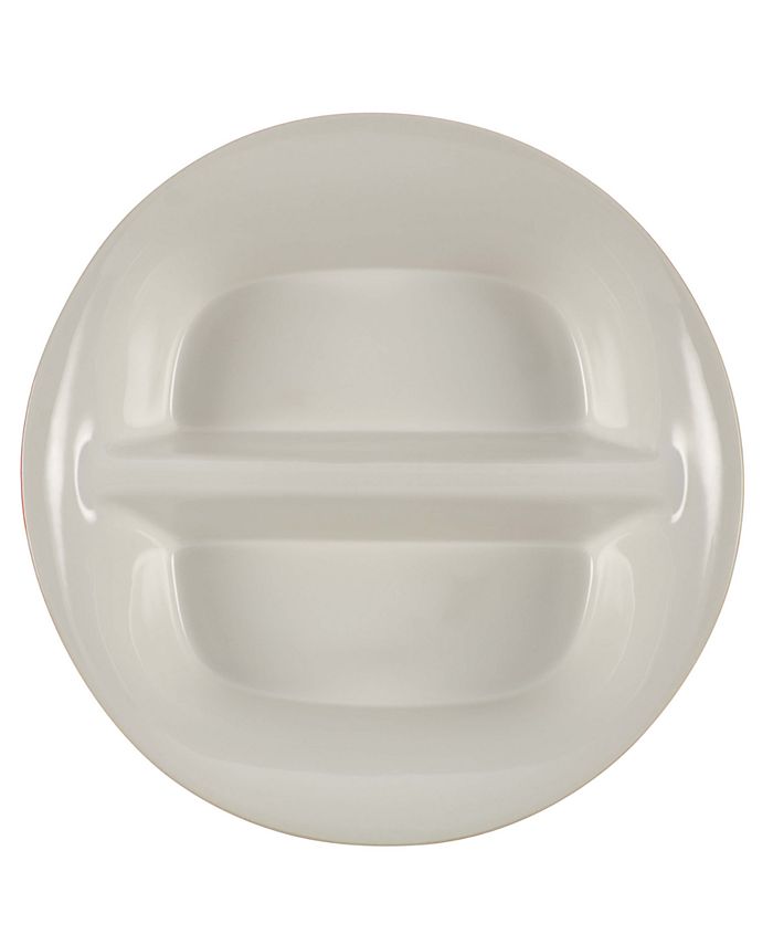Rachael Ray Round & Square Green Divided Dish - Macy's