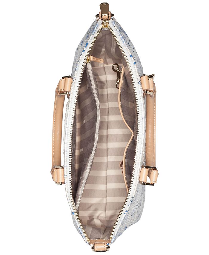 Brahmin Indigo Palaminto Satchel - Macy's