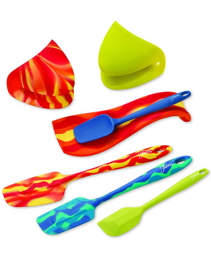 Fiesta 7-Pc. Silicone Kitchen Set - Macy's