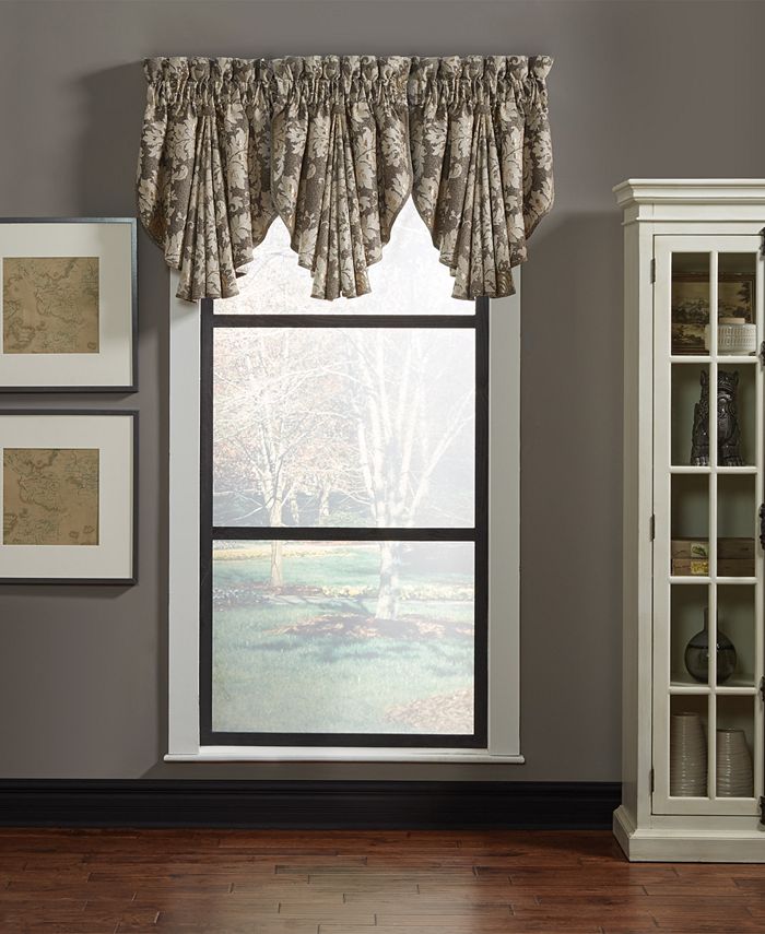 Croscill Nerissa Pole Top Window Panel Pair with Tiebacks - Macy's