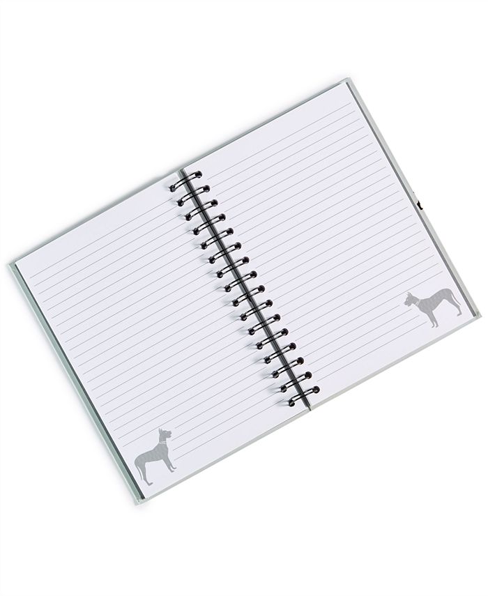 Chasing Baxter Dog Spiral Notebook - Macy's