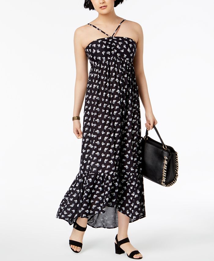 WILLIAM RAST Printed High-Low Ruffle Dress - Macy's