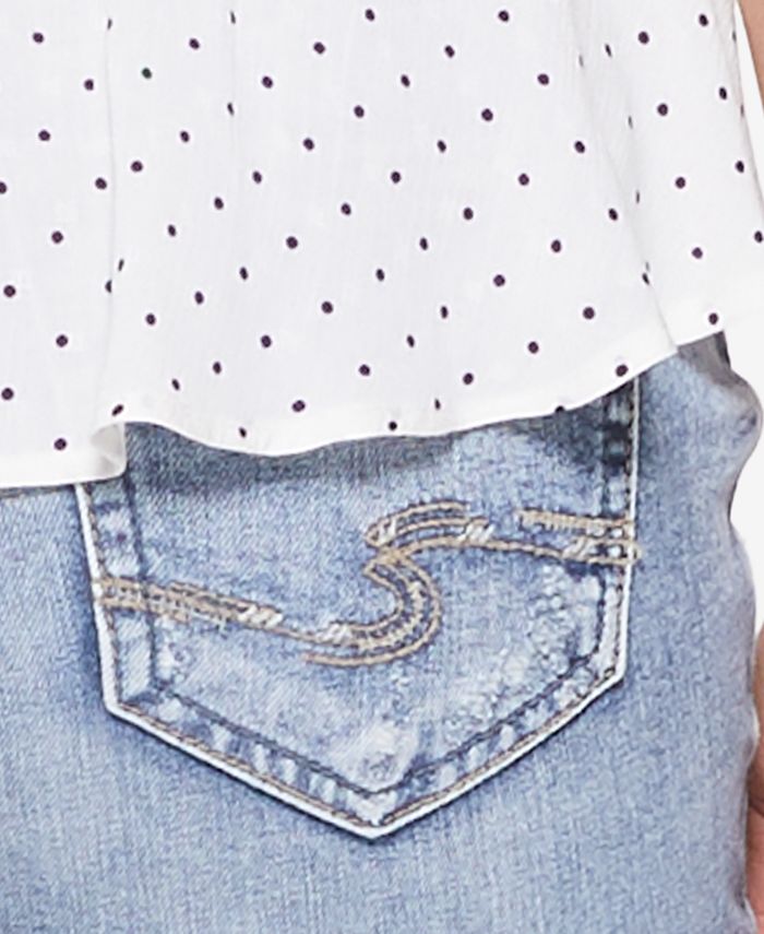 Silver Jeans Co. Sam Ripped Boyfriend Jeans - Macy's