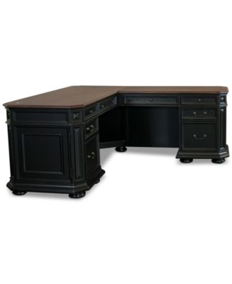 Beekman Home Office Left Return Desk - Macy's