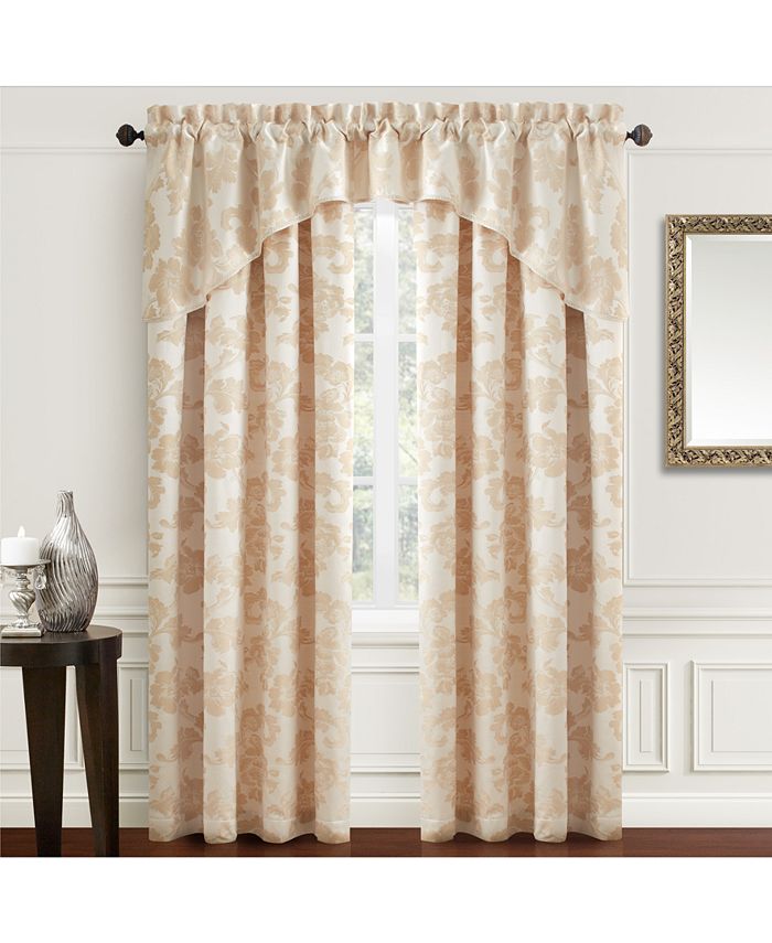 Croscill Adrianna 54" x 84" Floral-Jacquard Window Valance - Macy's