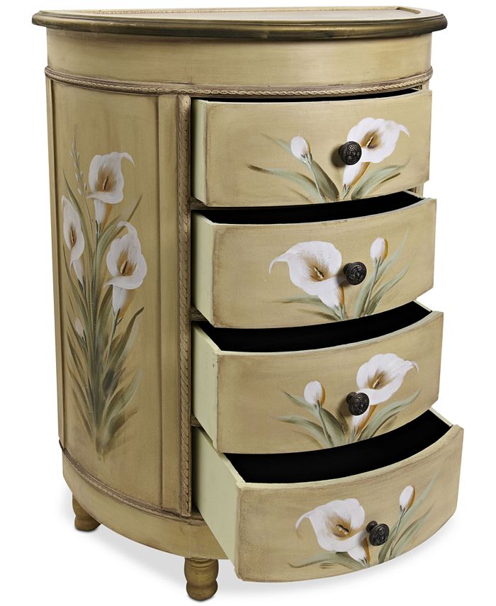 Nearly Natural Antique-Style Accessory Table - Macy's