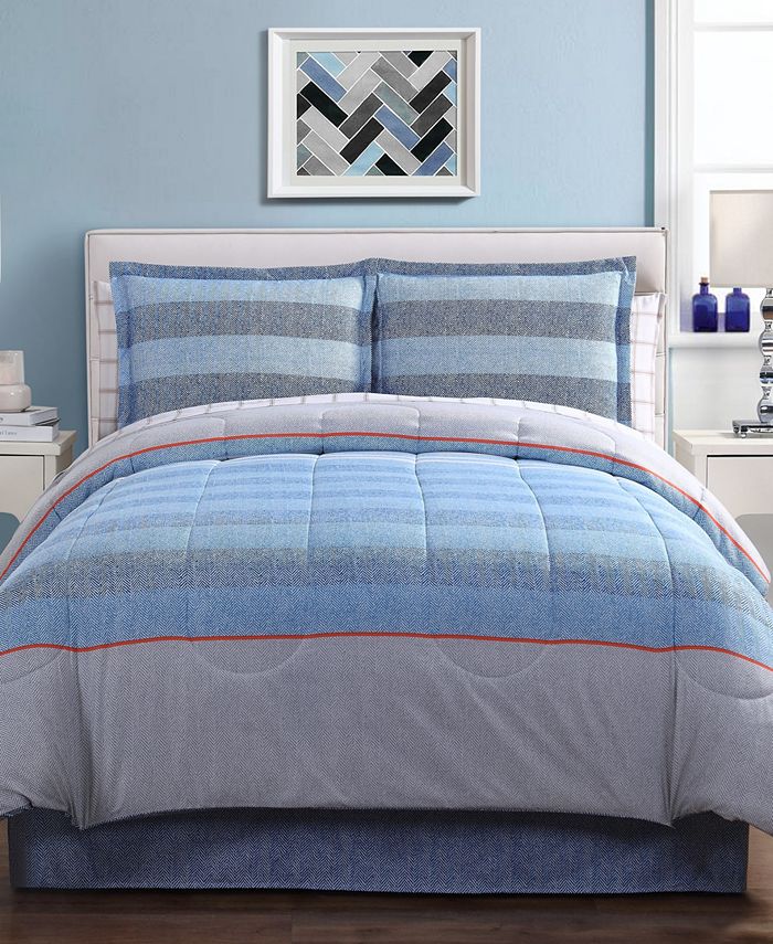 Ellison First Asia Freemont 8-Pc. Queen Comforter Set - Macy's