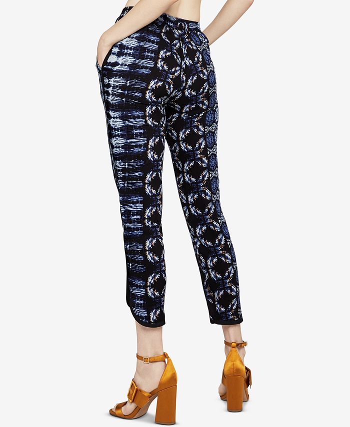BCBGeneration Patchwork Drawstring Jogger Pants - Macy's