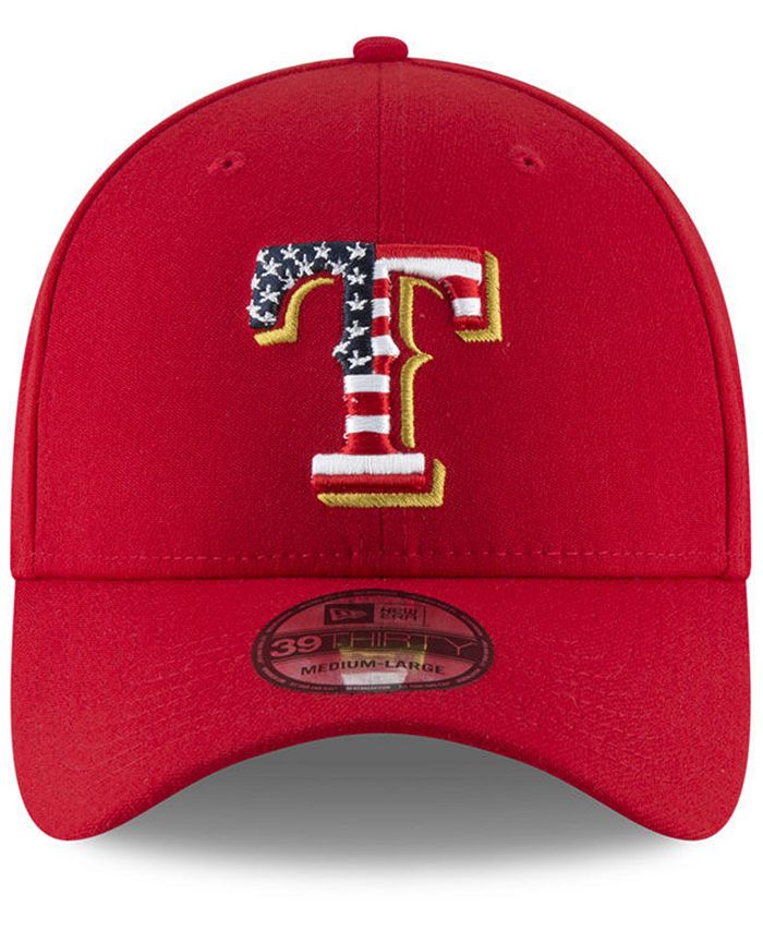 New Era Texas Rangers Stars and Stripes 39THIRTY Cap - Macy's