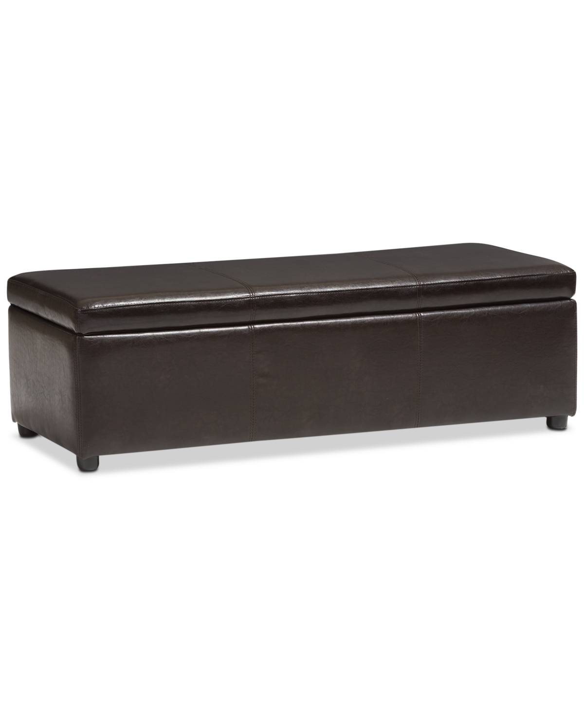 Click here for Danan Ottoman - Dark Brown prices