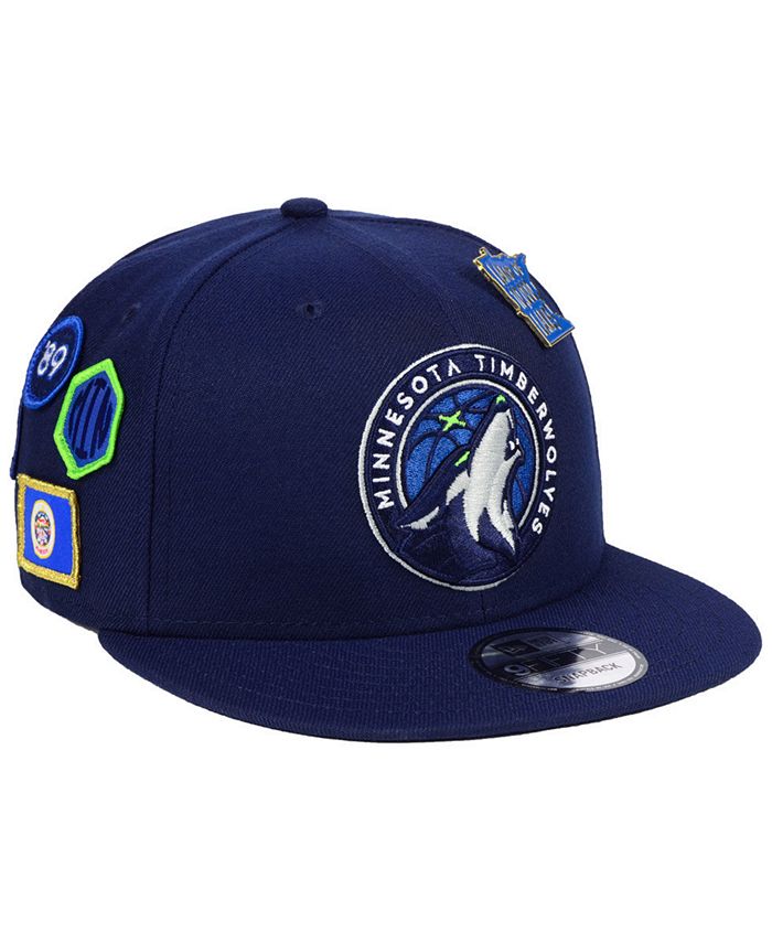 New Era Minnesota Timberwolves On-Court Collection 9FIFTY Snapback Cap ...