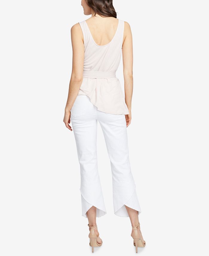 RACHEL Rachel Roy Crossover Wrap Top, Created for Macy's - Macy's