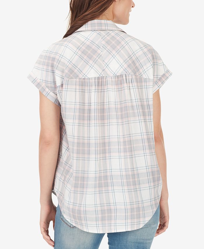 WILLIAM RAST Plaid Button-Front Shirt - Macy's