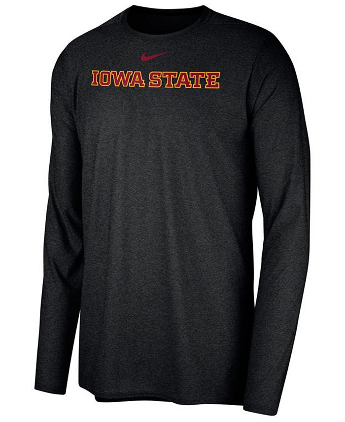 Nike Men's Iowa State Cyclones Long Sleeve Player T-Shirt - Macy's