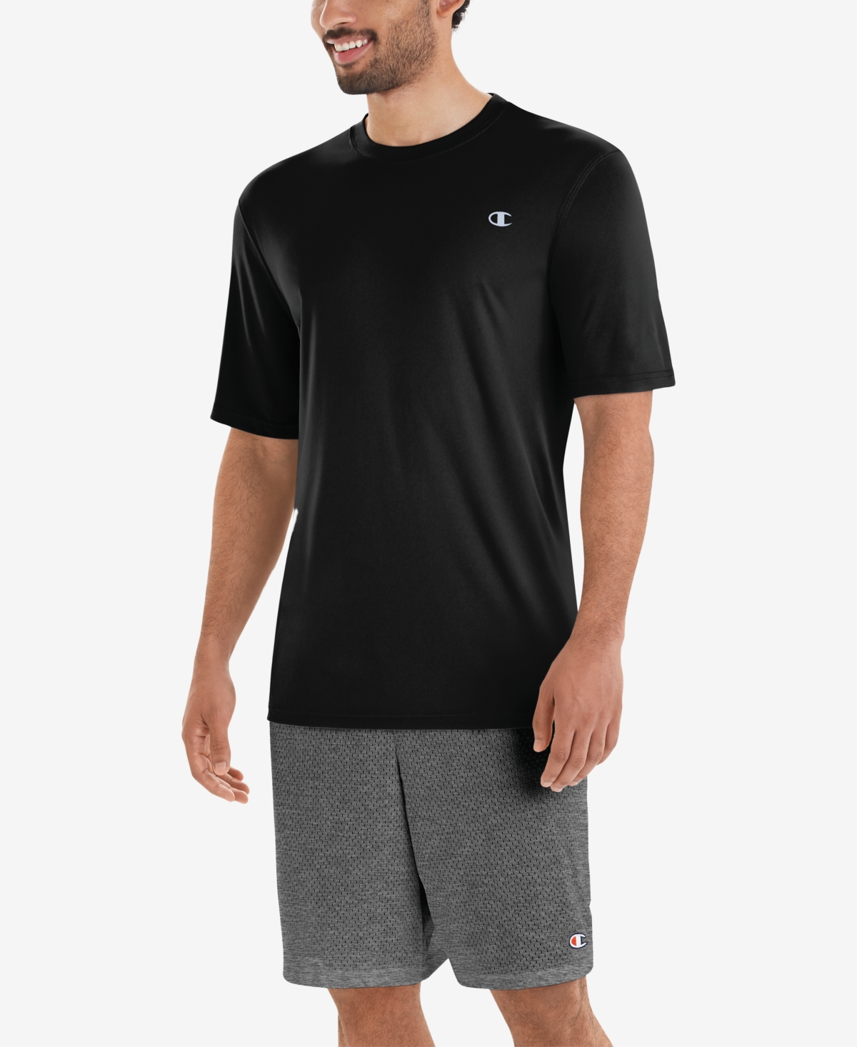 Click here for Champion Mens Double Dry T-Shirt - Black prices