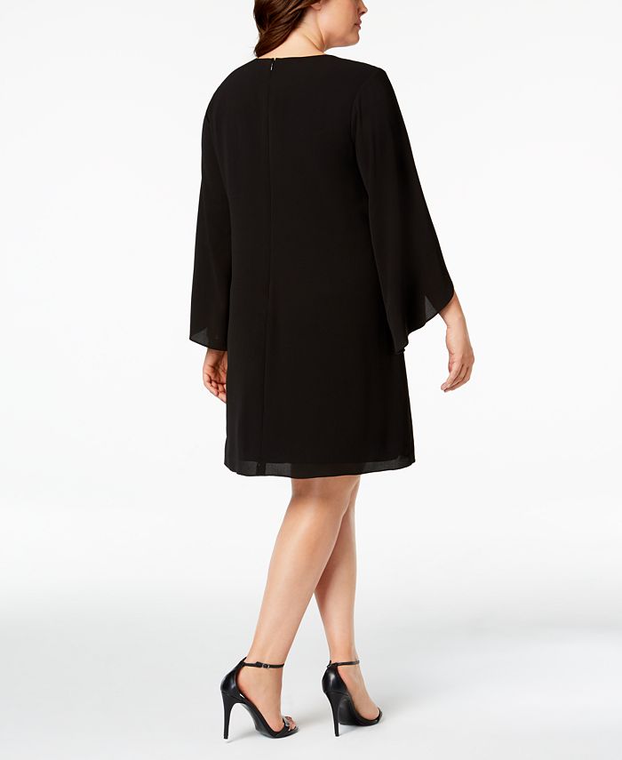 kensie Plus Size Keyhole Shift Dress - Macy's