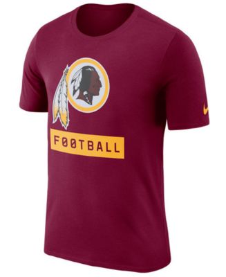 Nike Men's Washington Redskins Legend Football Equipment T-Shirt - Macy's