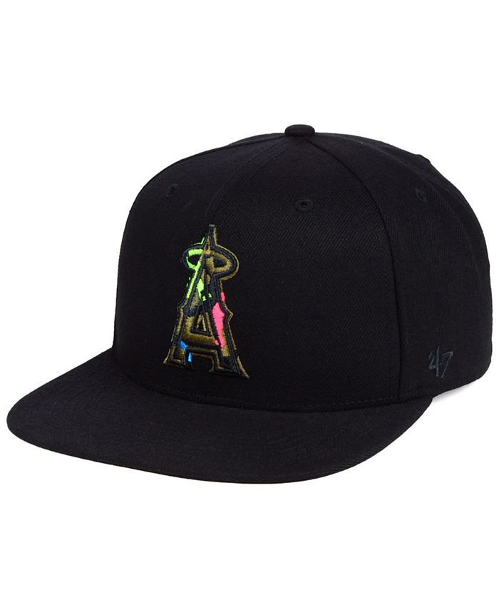 '47 Brand Los Angeles Angels Camfill Neon Snapback Cap - Macy's