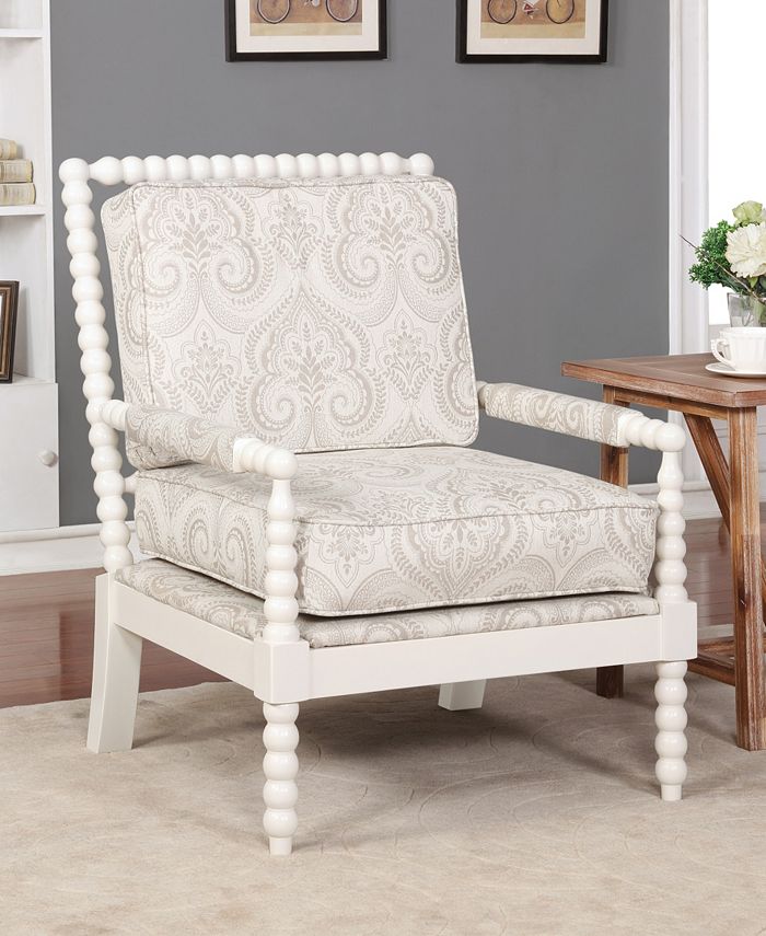 Linon Home Décor Trina Spindle Wood Frame Chair - Macy's