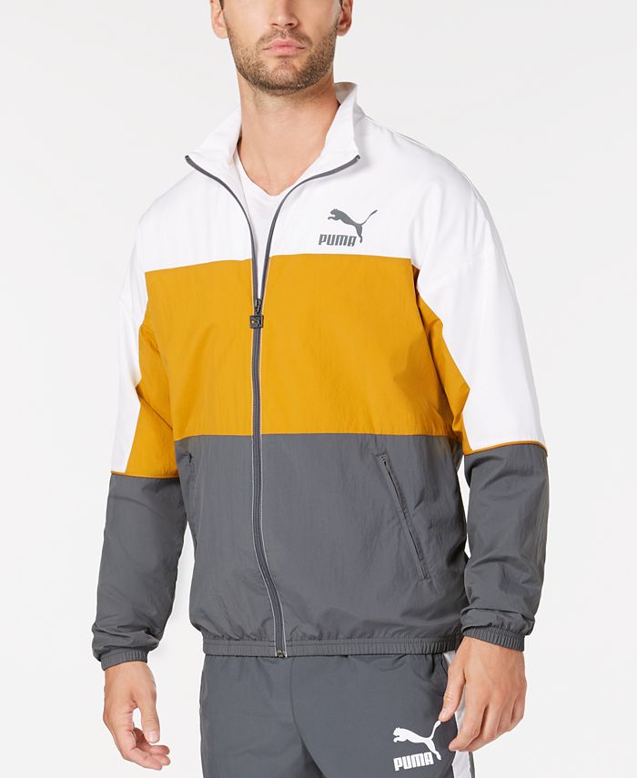 Puma Men's Colorblocked Woven Jacket - Macy's