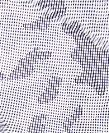 Tallia Men's Slim-Fit Navy Camo Print Dress Shirt - Macy's