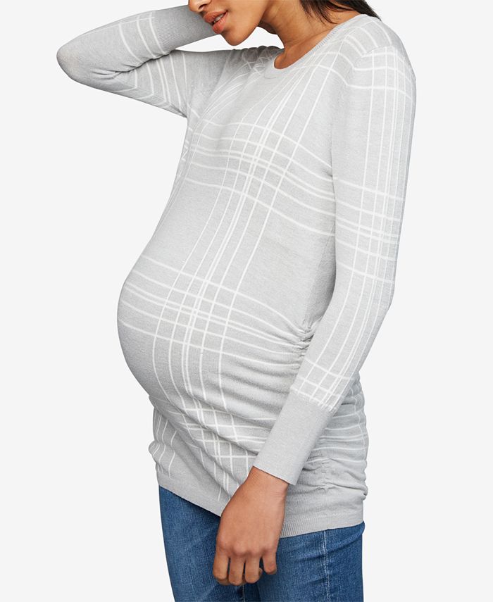 A Pea in the Pod Maternity Ruched Sweater - Macy's