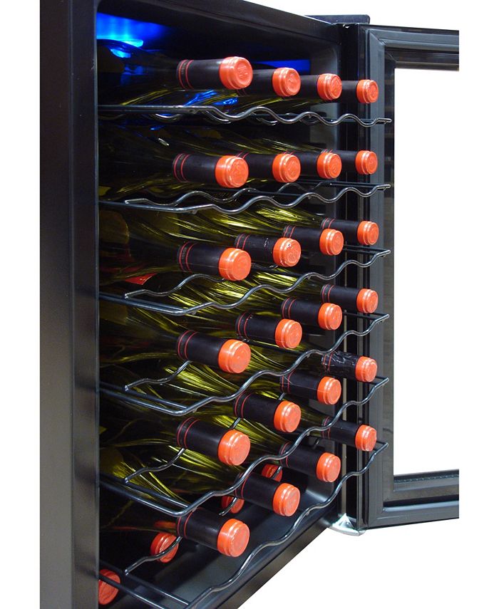 Vinotemp 28-Bottle Mirrored Wine Cooler - Macy's