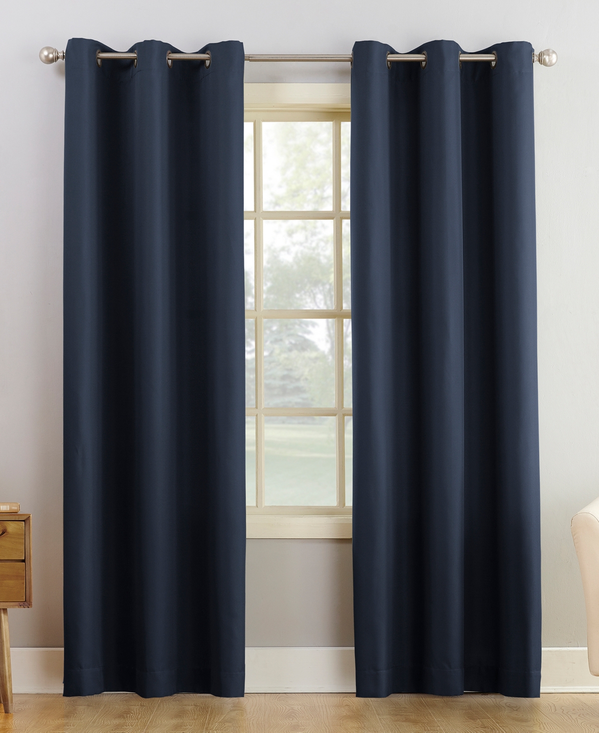 Click here for Montego Casual Textured Semi-Sheer Grommet Curtain... prices