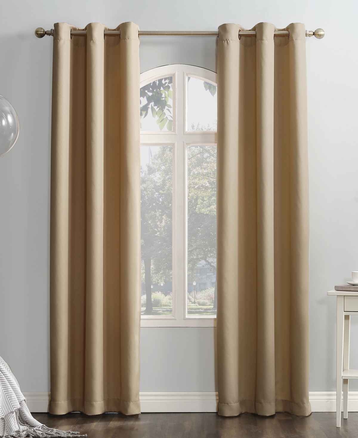 Click here for Montego Casual Textured Semi-Sheer Grommet Curtain... prices