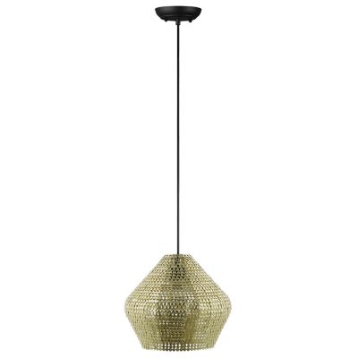Modern Bohemian Crown Hanging Pendant Light Lamp - Gold - Macy's