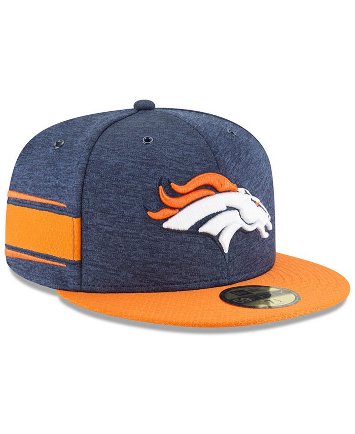 New Era Denver Broncos On Field Sideline Home 59FIFTY FITTED Cap - Macy's