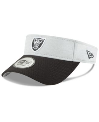 New Era Oakland Raiders On Field Sideline Visor - Macy's