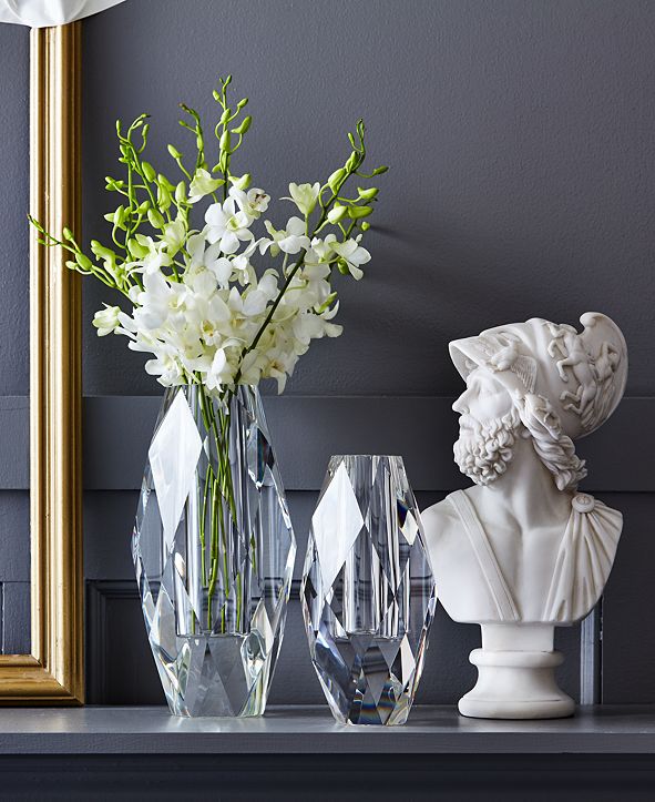 Two's Company Oval Faceted Vases - Set of 2 & Reviews - Vases - Home ...
