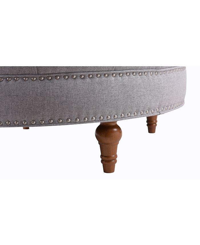 Jennifer Taylor Home Josephine Round Tufted Bench - Macy's