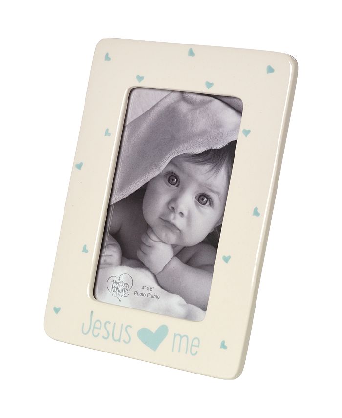 Precious Moments Jesus Loves Me 4 x 6 Photo Frame, Boy - Macy's