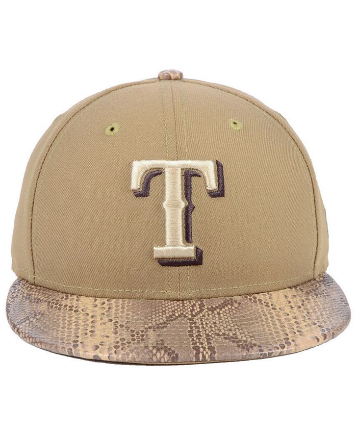 New Era Texas Rangers Snakeskin Sleek 59FIFTY FITTED Cap - Macy's