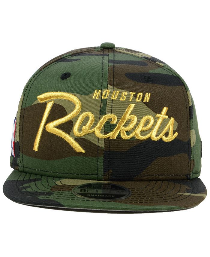New Era Houston Rockets Classic Script 9FIFTY Snapback Cap - Macy's