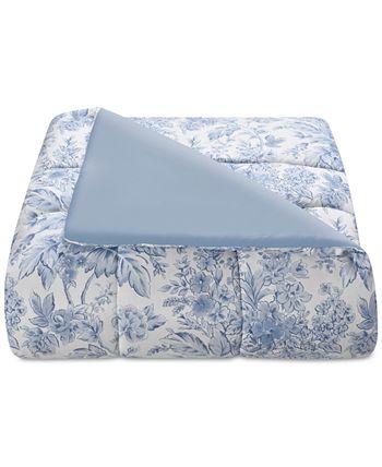Fairfield Square Collection CLOSEOUT! Floral Toile 8-Pc. Reversible ...