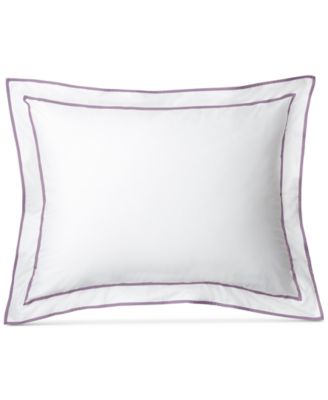 Lauren Ralph Lauren Spencer Sateen Border Sham, Standard - Macy's