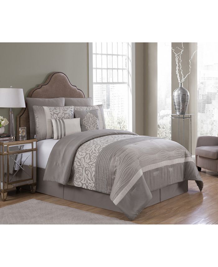 VCNY Home Arcadia 8-Pc. King Comforter Set - Macy's