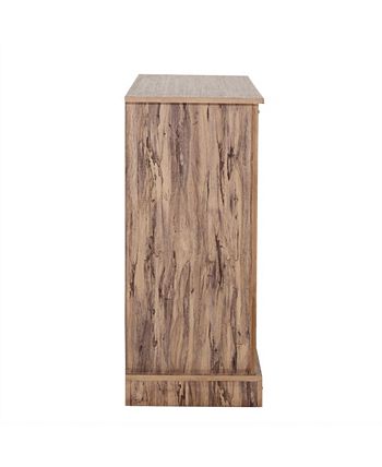 Elegant Home Fashions Simplicity Storage Cabinet with 1 Door 4 Drawers ...